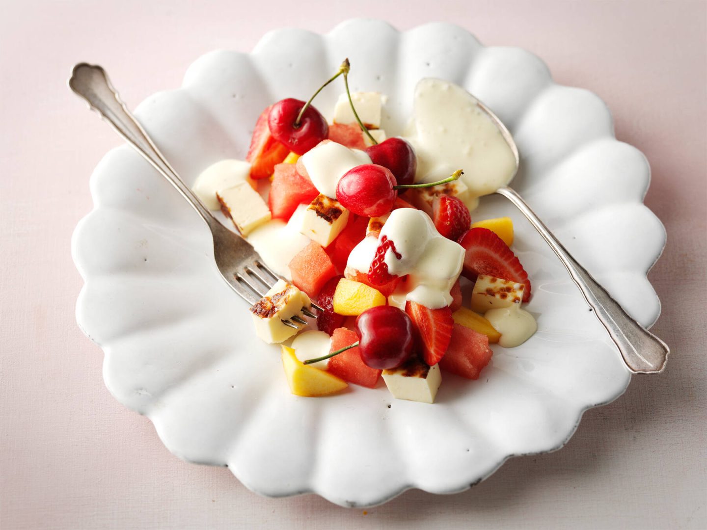 Grillattu hedelmäsalaatti - Valio