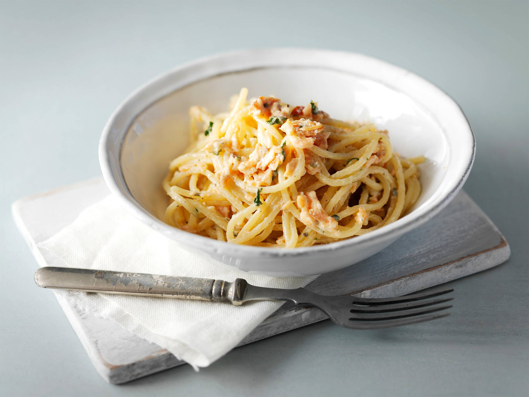 Helppo lohipasta - Resepti ja Ohje - Valio