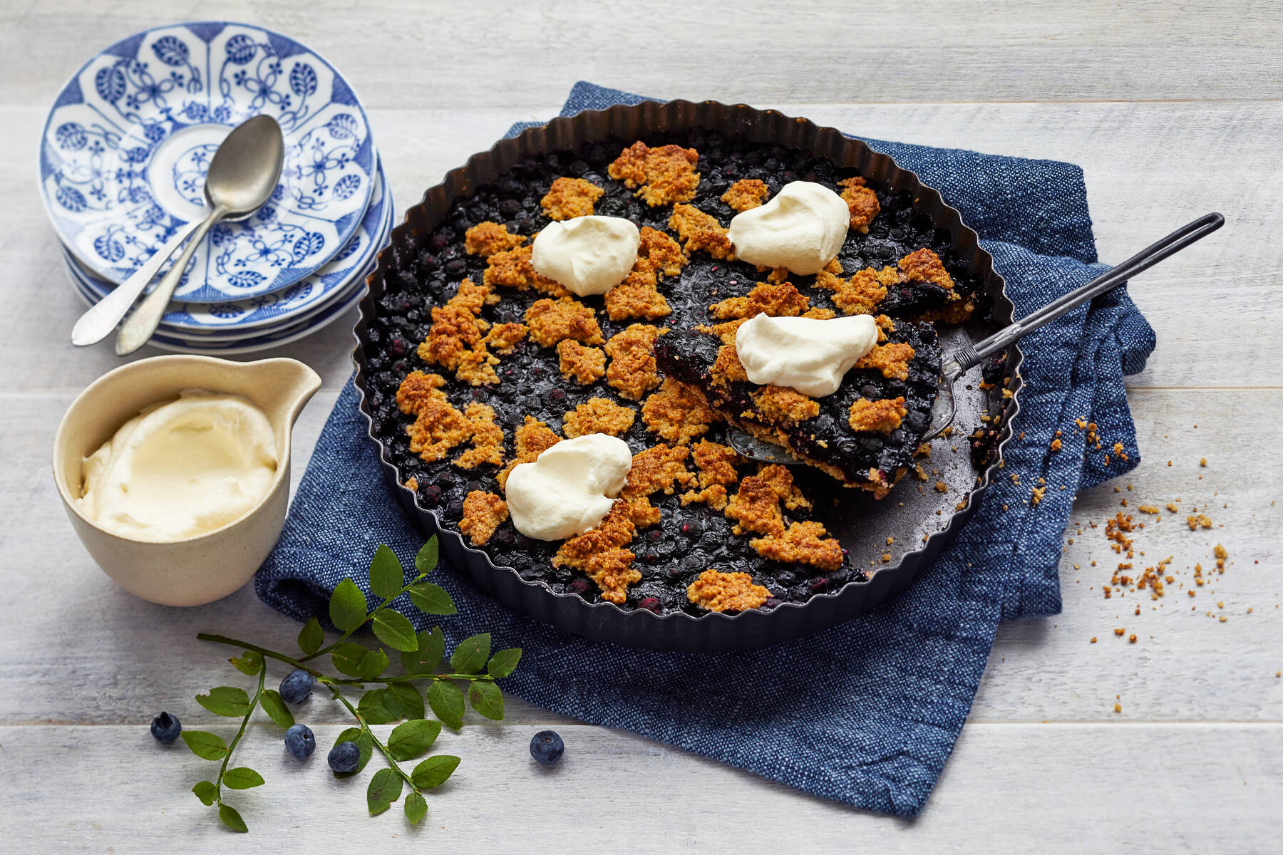 Mustikkapiirakka - Valio