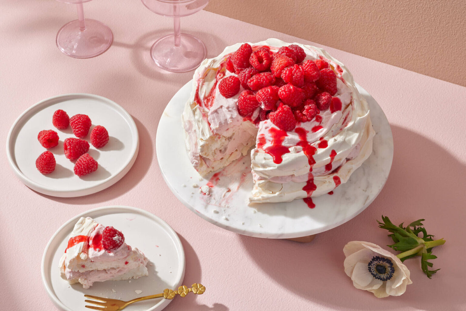 Vadelma-marenkikakku - Valio