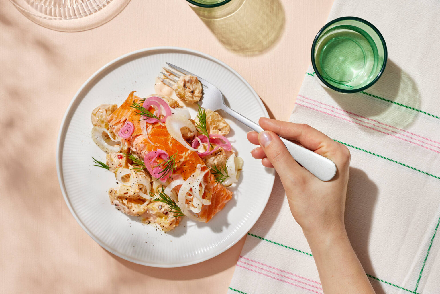 Bella Tablen grillijuusto-panzanella - Valio