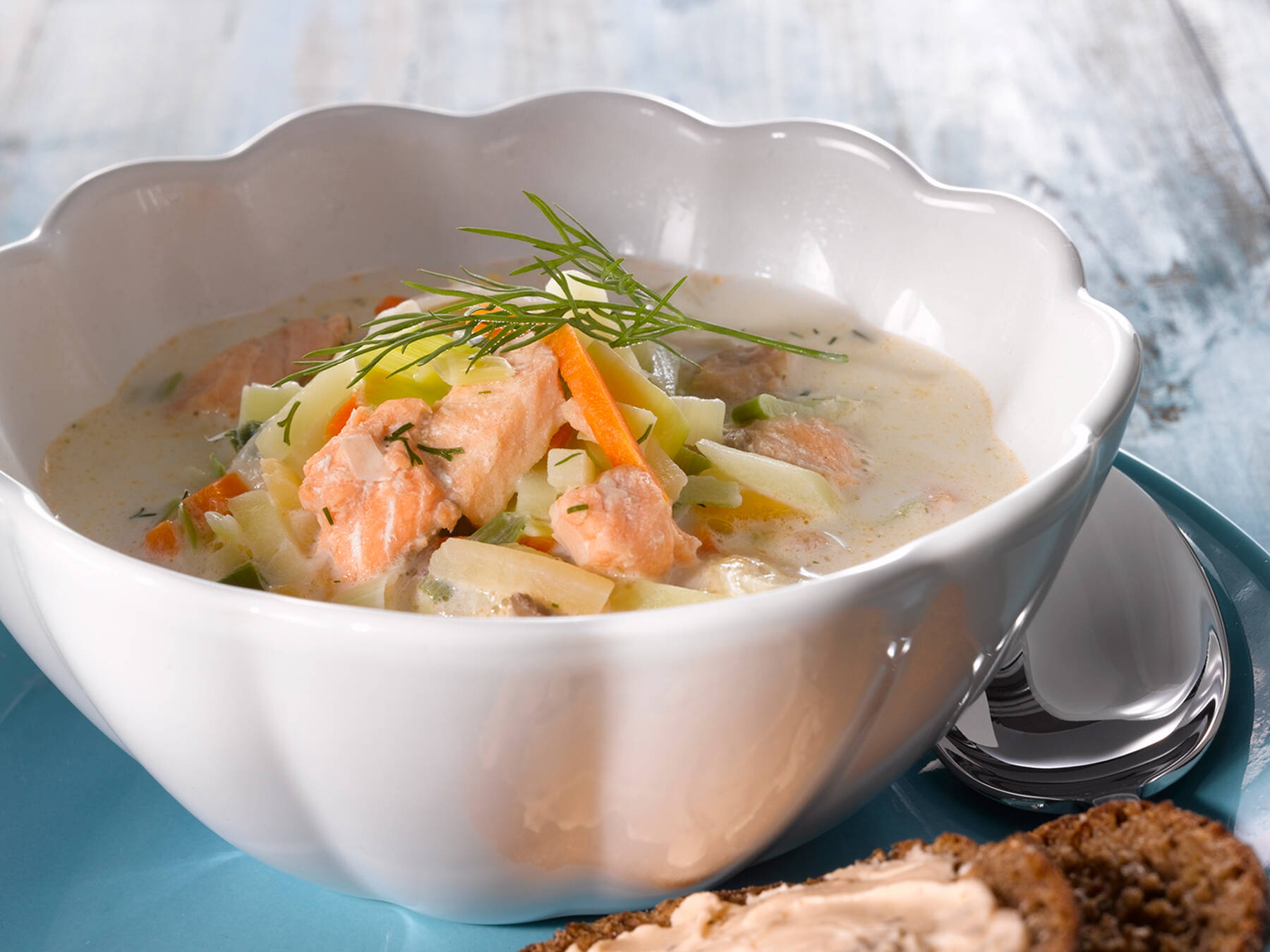 Kasvis-kalakeitto - Valio Aimo