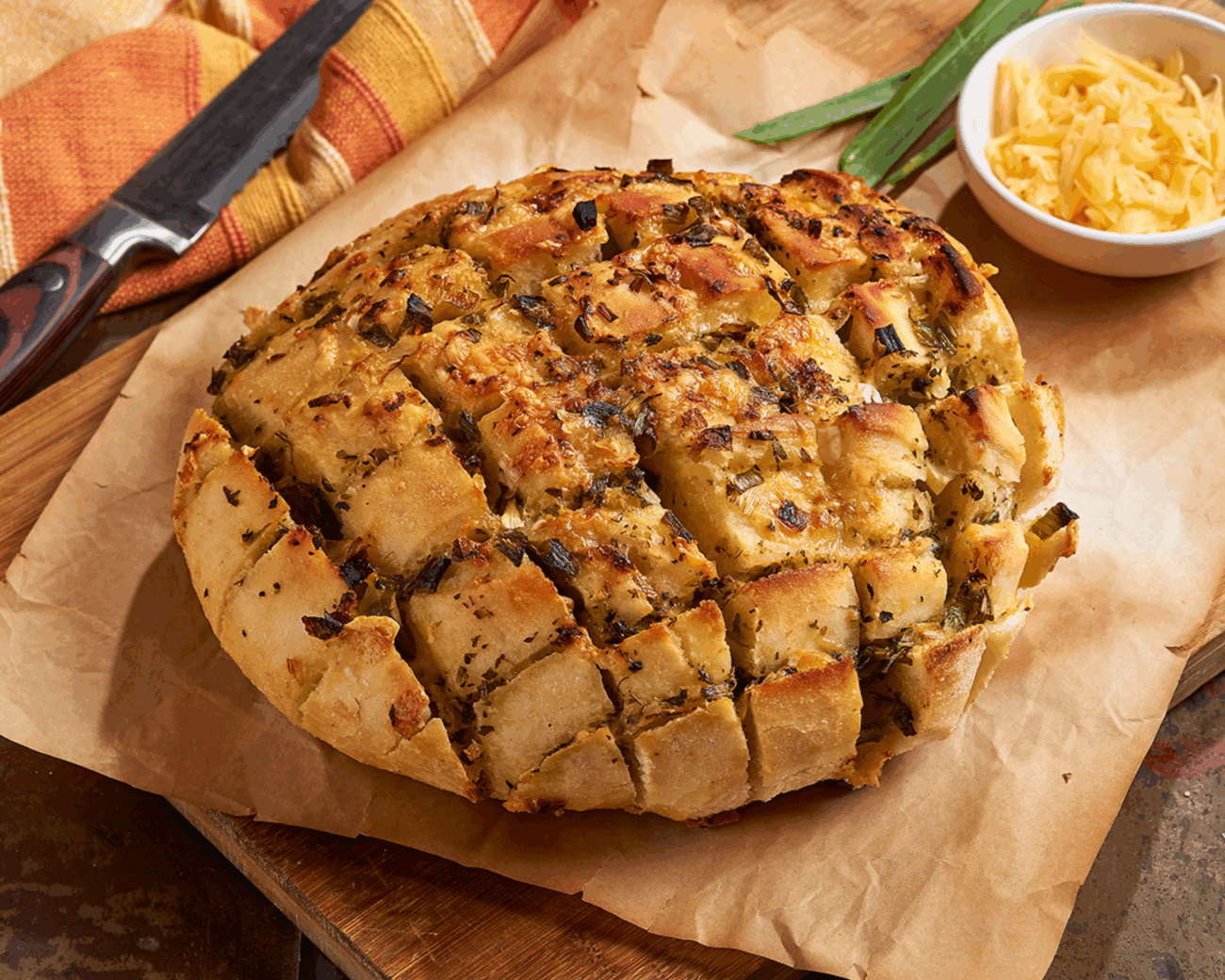Stuffed Cheese Bread - Finlandia Cheese