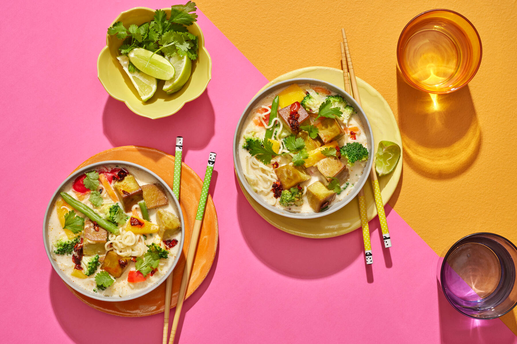 Nopea tofu-nuudelikeitto - Gold & Green