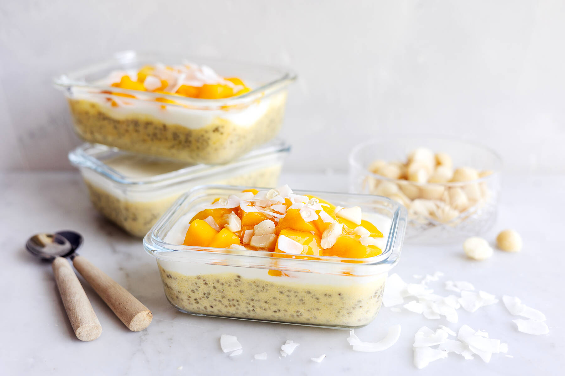 Hallonchiapudding - Valio Sverige