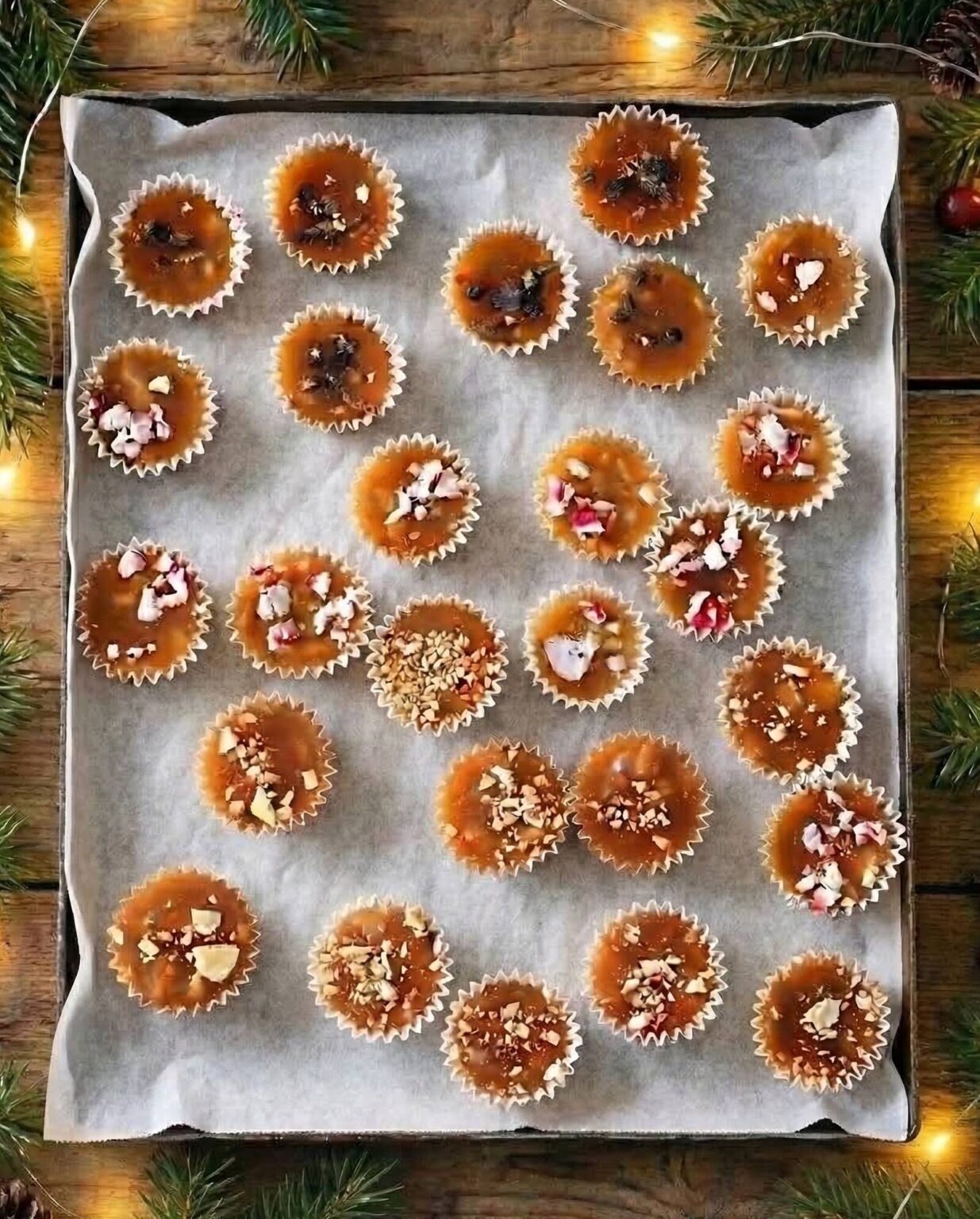 Julig kladdkaka med apelsingrädde - Valio Sverige
