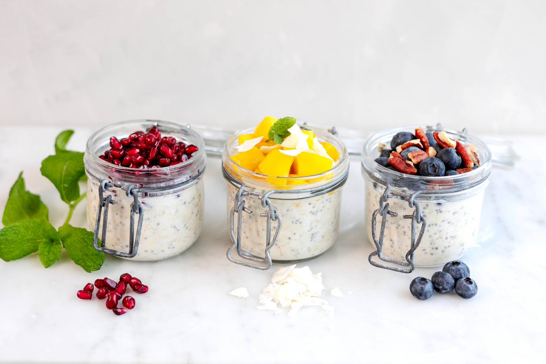 Overnight oats grundrecept - Valio Sverige