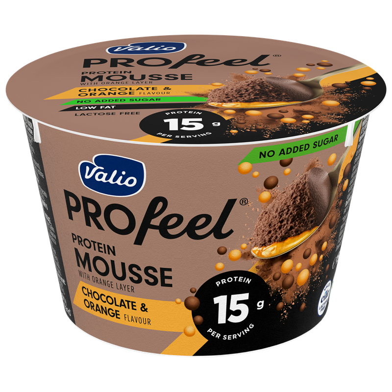 Valio PROfeel®️ Protein Mousse Chocolate-Naranja - PROfeel España