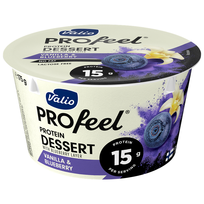 Valio PROfeel®️ Protein Quark Dúo Vainilla-Arándanos - PROfeel España